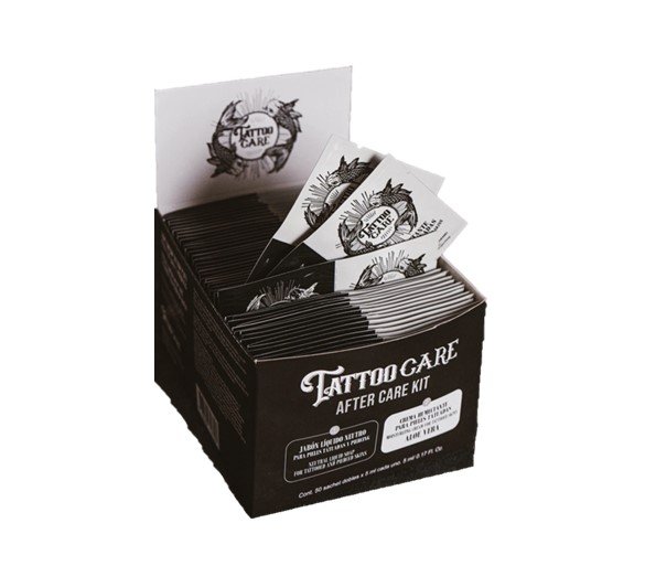 SACHETS CAJA Tattoo Care x50 unidades: Sobre Duo Crema 5 ml + Jabón 5 ...